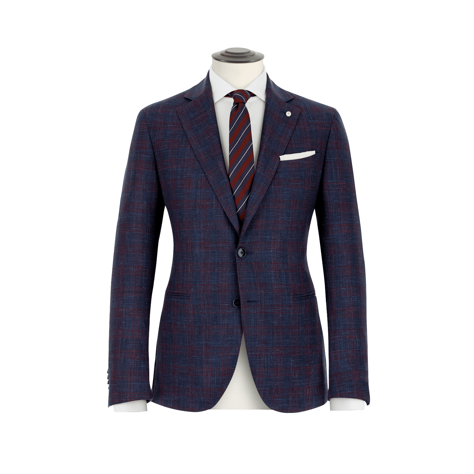 Buy Multi-Colour Windowpane Overcheck Suit Online | Tailor On The Road